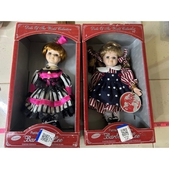Barbara Lee | Toys | Barbara Lee Petite Porcelain Dolls Of The World ...